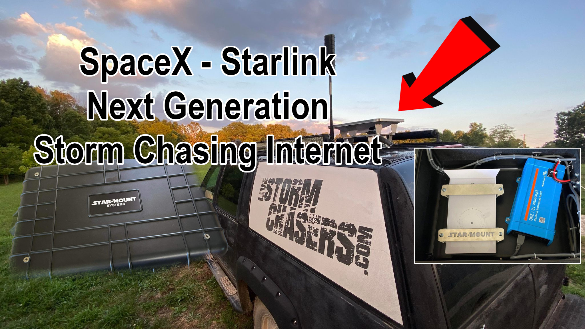 Starlink Storm Chasing - Advance Live Weather Streaming - Live Storm Chasers
